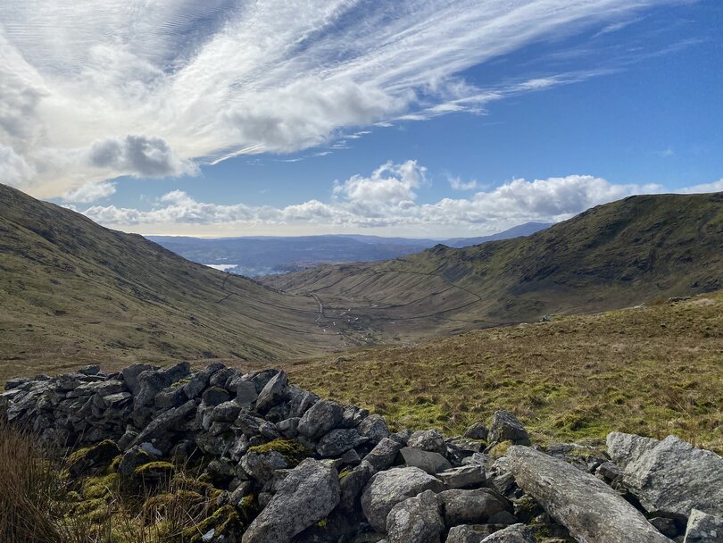 A walk up Low Pike, High Pike and Dove Crag from Ambleside
